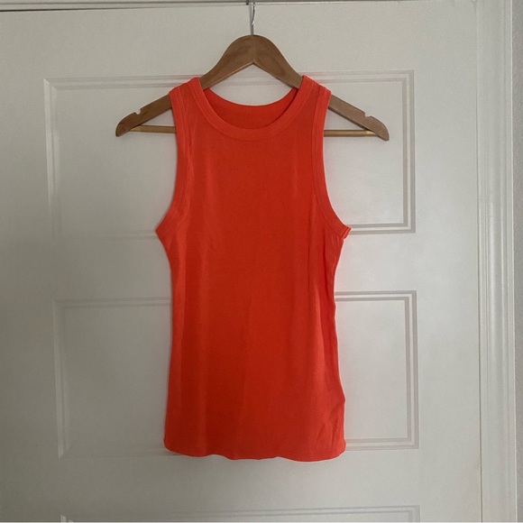 a new day | Tops | Orange Ribbed Tank Top New Size M | Poshmark